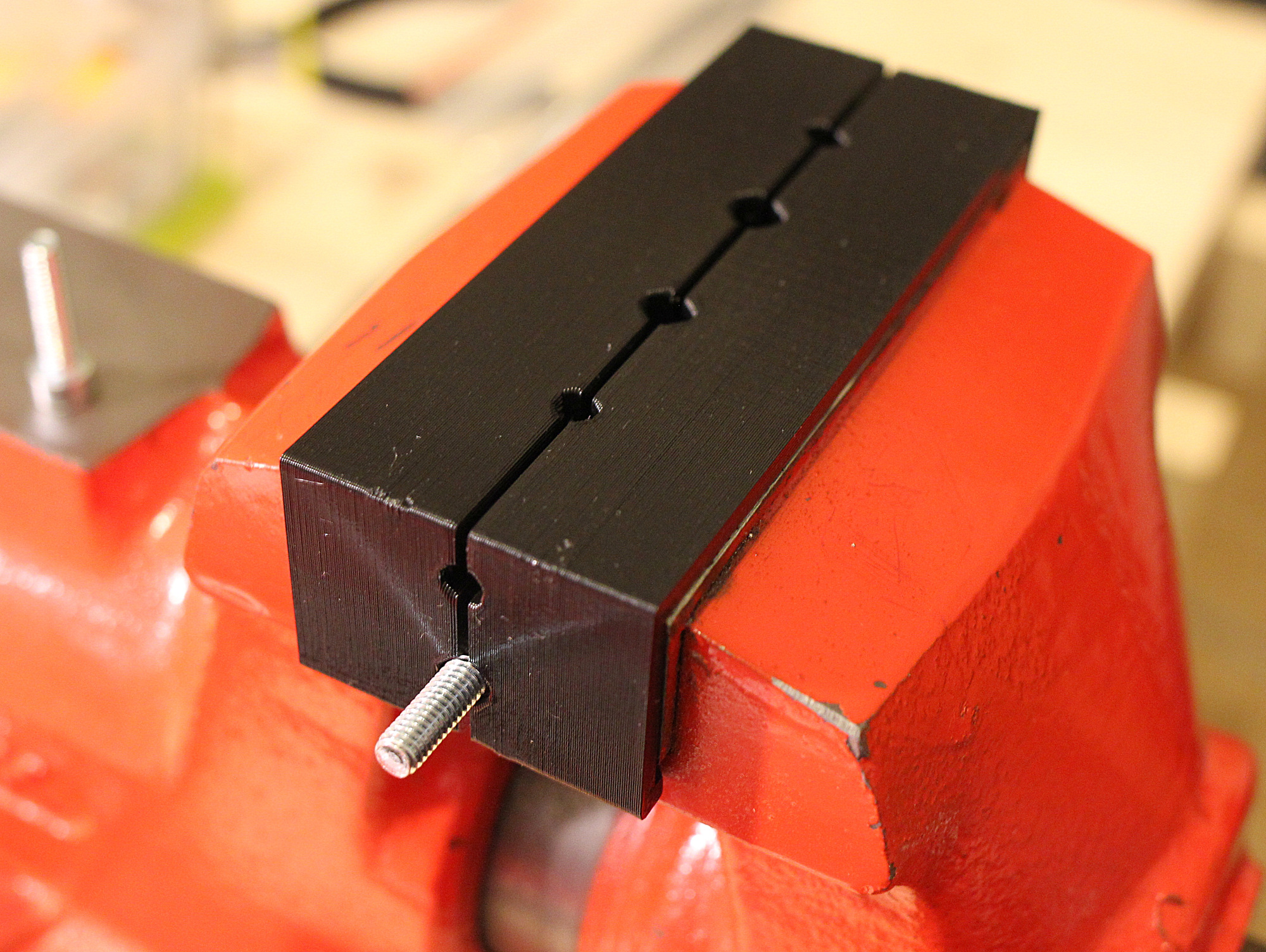 Jaw Inserts for bench vice[vise] YORK 80 by JuraS | Download free STL ...