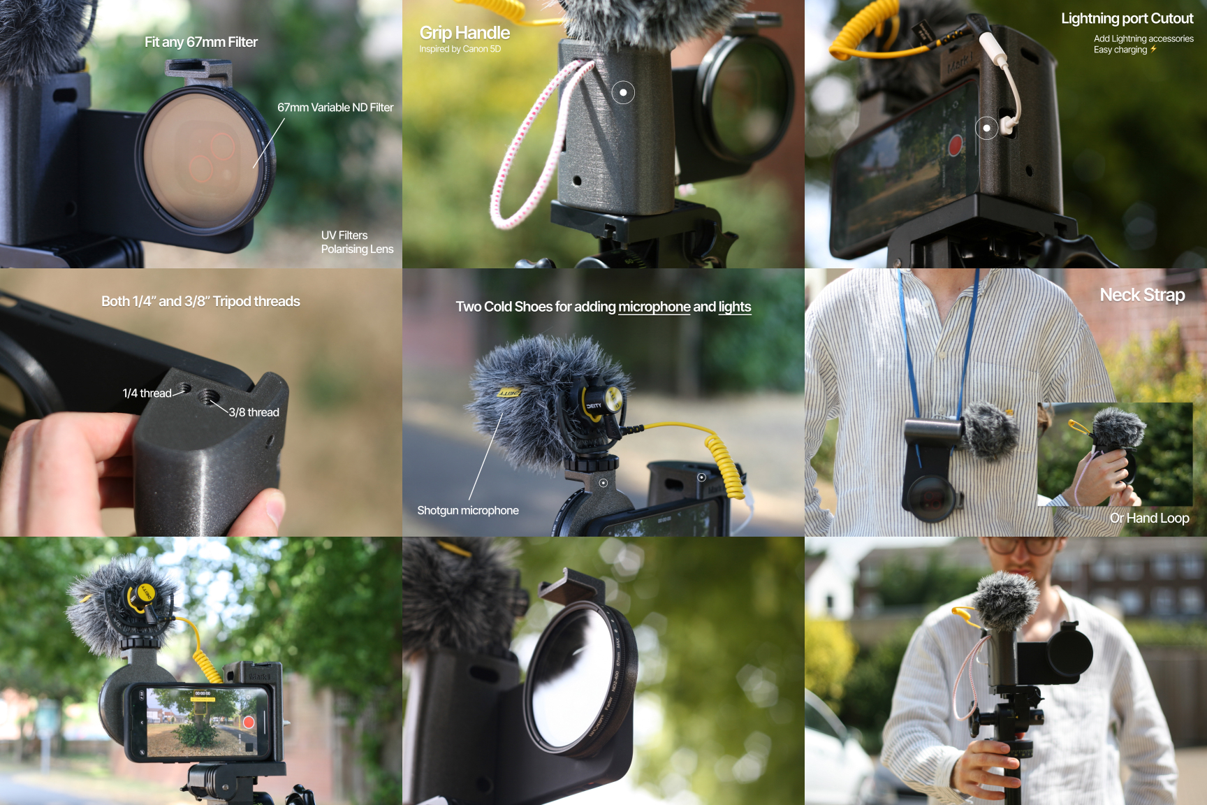 iPhone DSLR Camera Rig by samlovecroc | Download free STL model ...