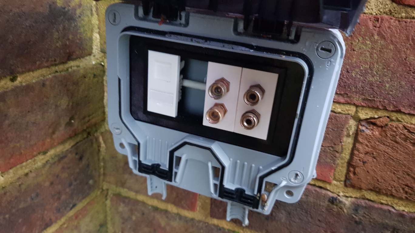 Euro Module faceplate for BG Storm WP22 IP66 Waterproof box by Adam ...