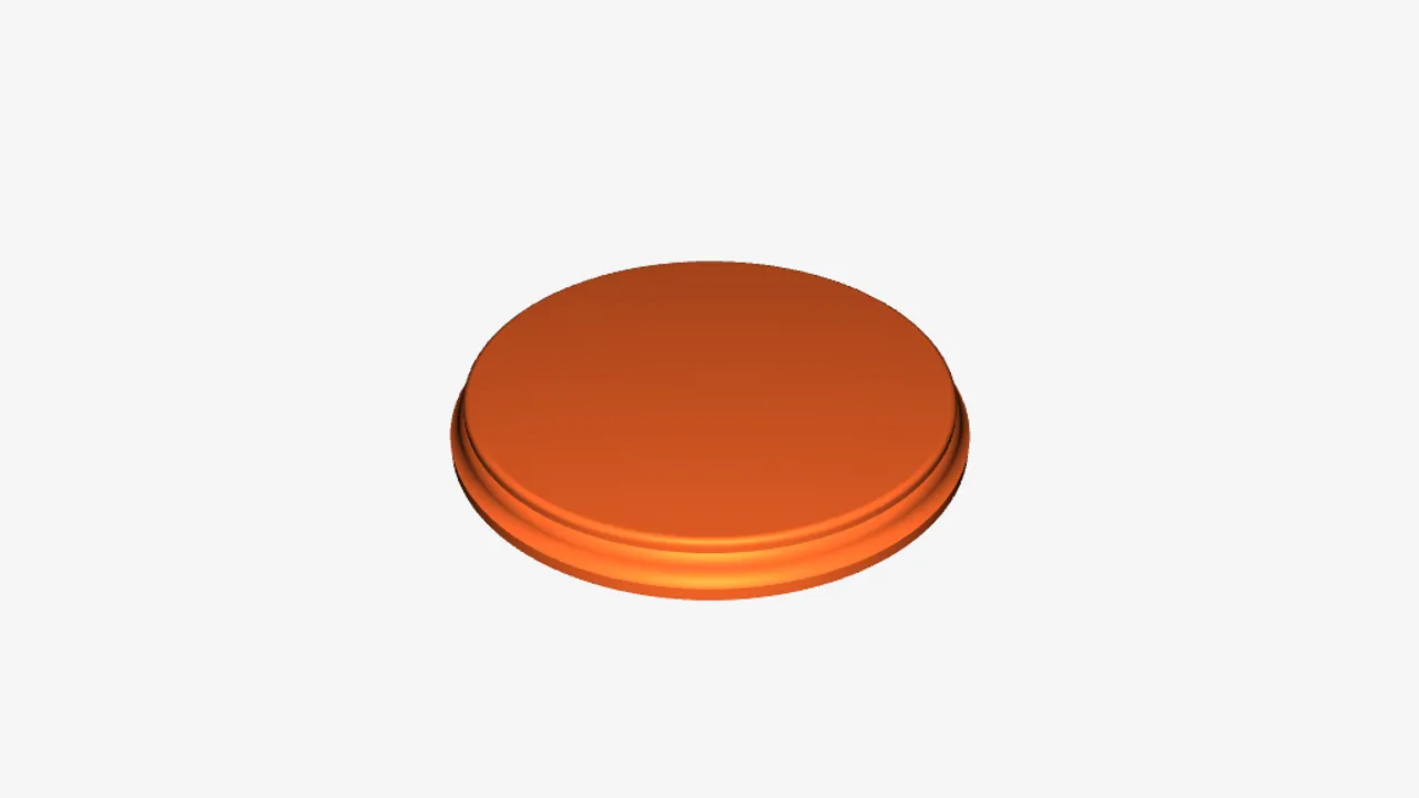 80mm Display Base for miniatures etc by Rcfishhunt | Download free STL ...