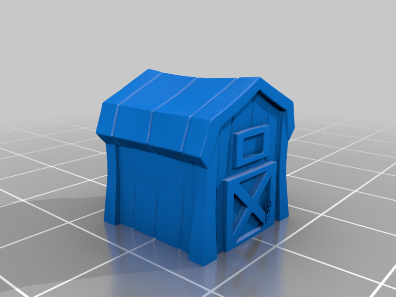 Riverboat Well Barn and first player token by 3D LEE | Download free ...