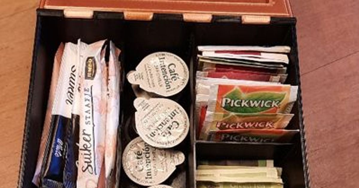 Presentation box Divider tray for tea sugar coffee creamer cups by ...