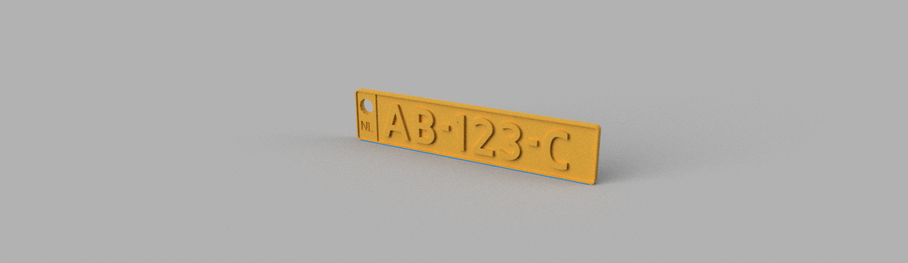 License plate dutch / kenteken plaat key chain / sleutelhanger by ...