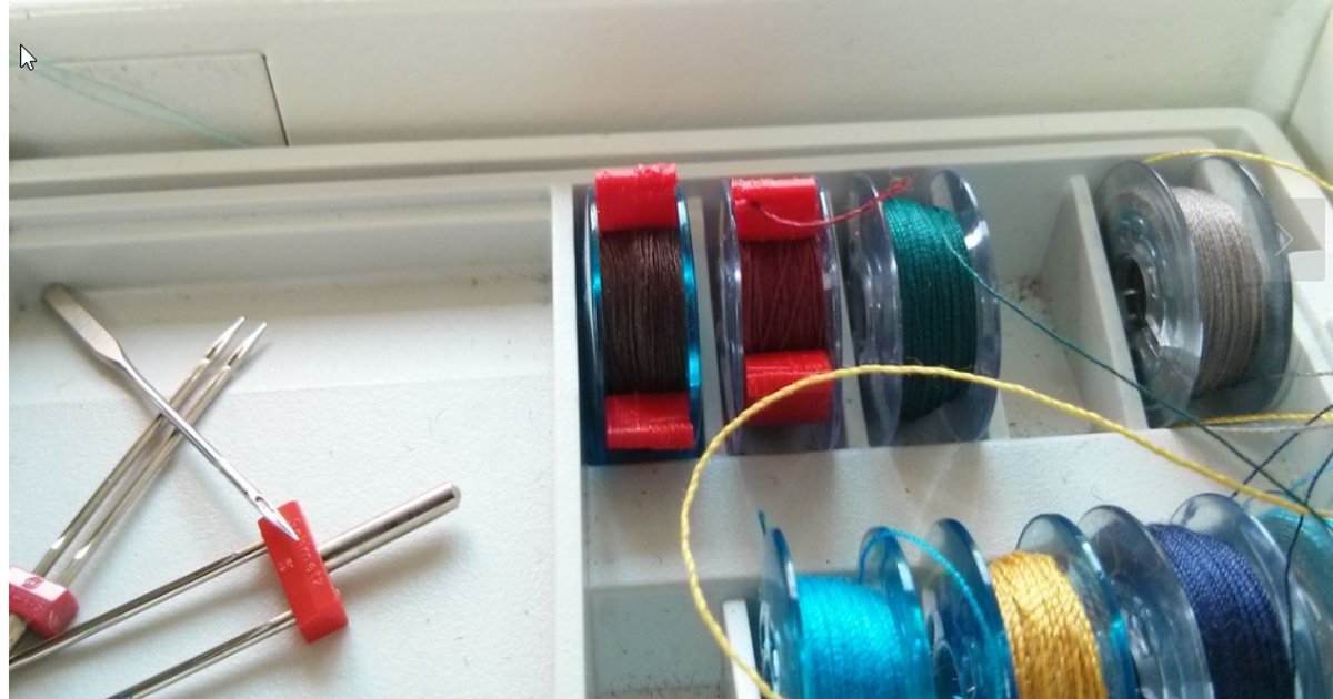 Spool tool for sewing machines by Wilko | Download free STL model ...