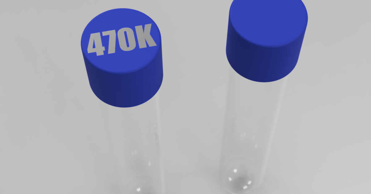 Test Tube Cap (13mm & 16mm provided) by RedFrez | Download free STL ...
