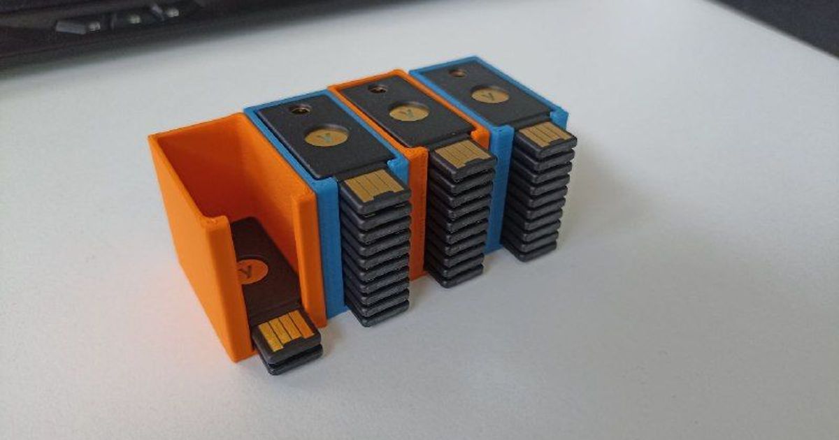 10 pc. YubiKey holder by MantiSigma | Download free STL model ...