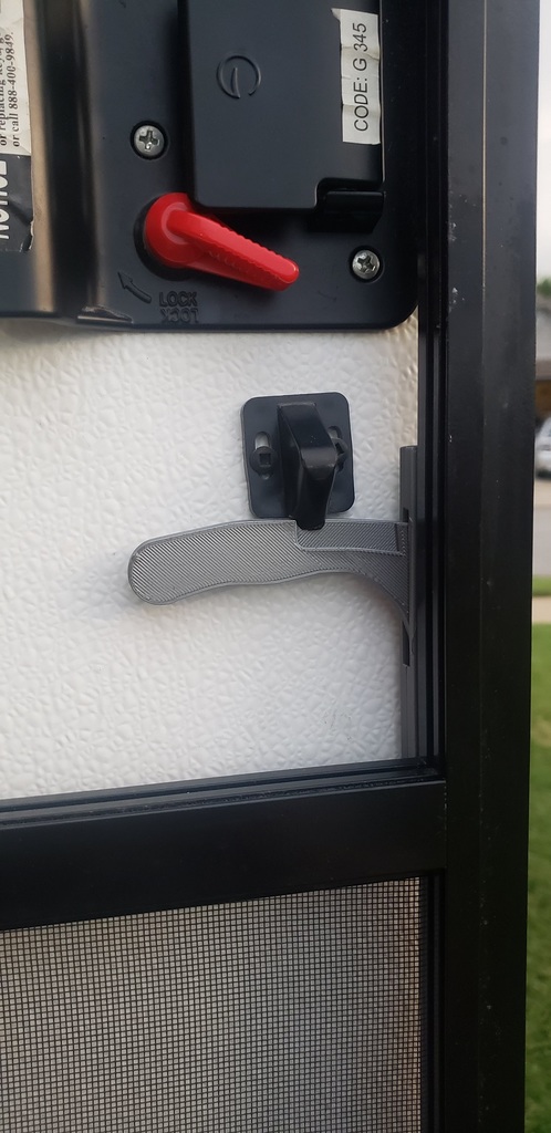 RV Screen latch by jameslee | Download free STL model | Printables.com