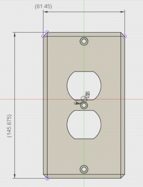 Large Outlet Cover by RyanGuy | Download free STL model | Printables.com