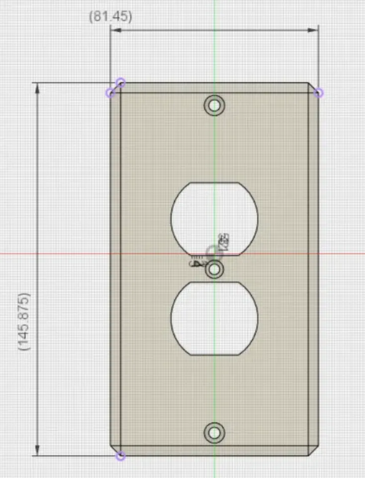 Large Outlet Cover by RyanGuy | Download free STL model | Printables.com