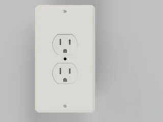 Large Outlet Cover by RyanGuy | Download free STL model | Printables.com