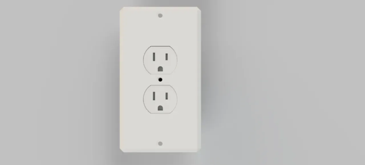 Large Outlet Cover by RyanGuy | Download free STL model | Printables.com