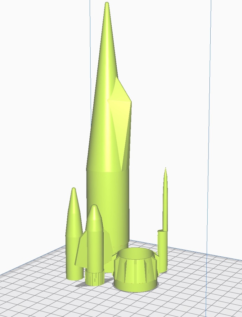 Estes Interceptor K-50 E Model rocket plastic parts by PRex | Download ...