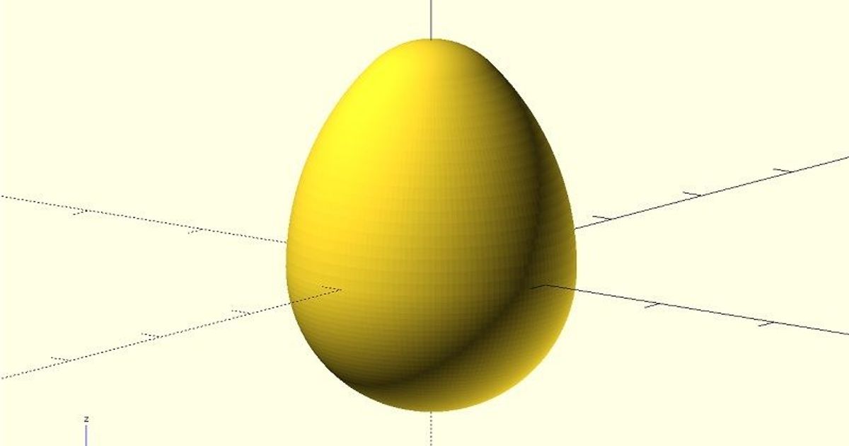 Moss Egg of 4 tangent curves by PRex | Download free STL model | Printables.com