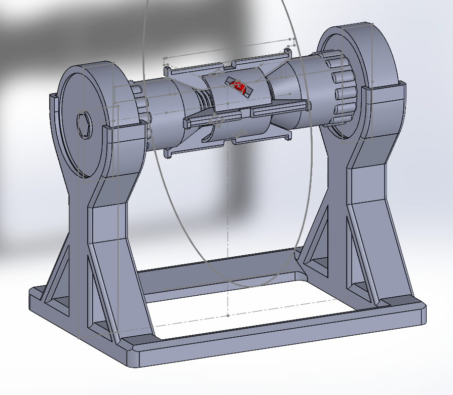 Fully 3D Printed Adjustable Spool Holder by WhiteLightning013 ...