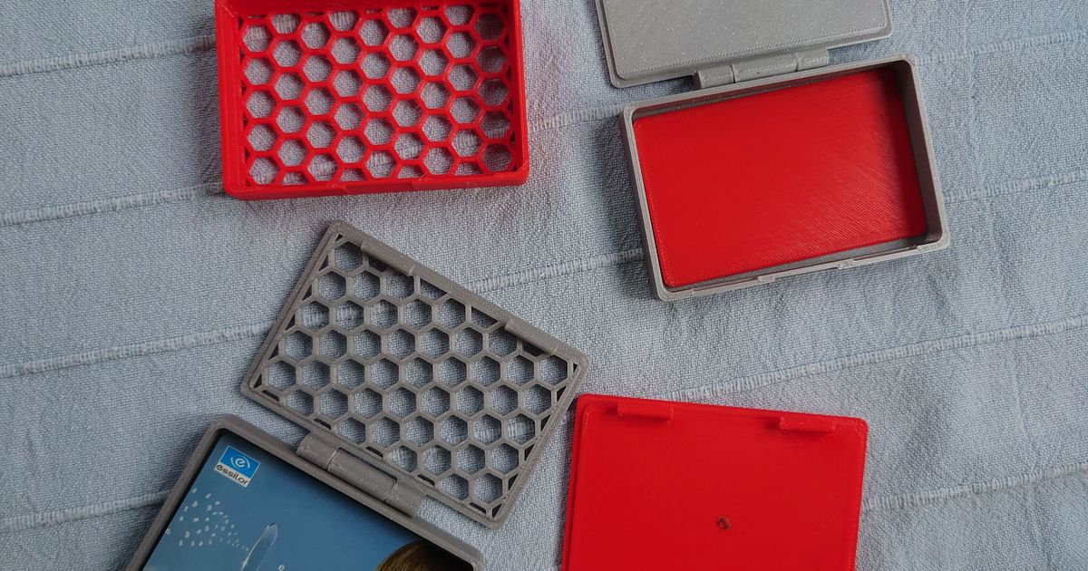 Wallet / Credit card container by gillis | Download free STL model ...