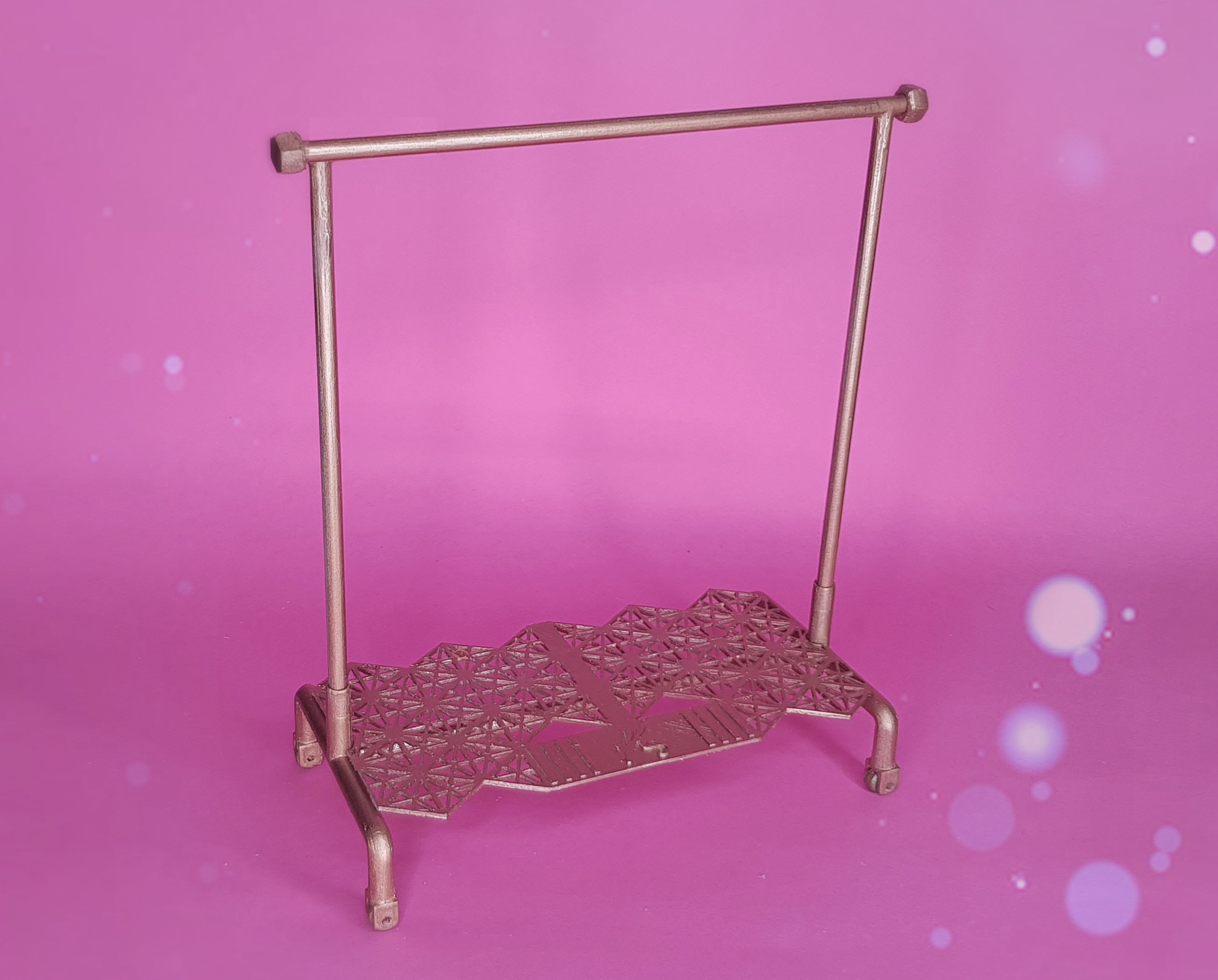 Doll ROLLING CLOTHING DISPLAY ,Barbie ROLLING CLOTHING DISPLAY ,Rainbow ...