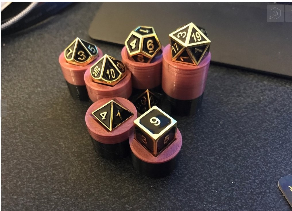 Dice Set Display by Kiytan | Download free STL model | Printables.com