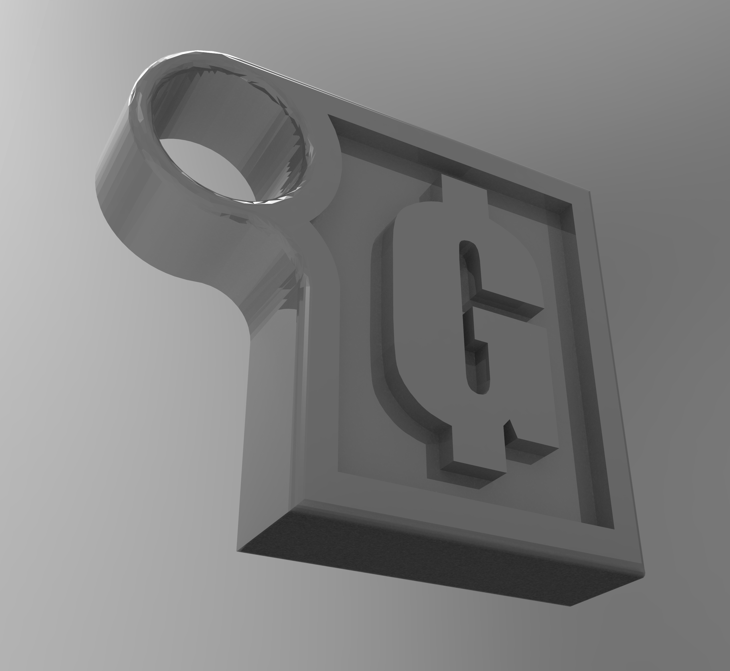 Goth Money Records Keychain by Basterd Mane | Download free STL model ...