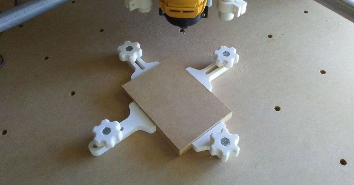 Cnc Hold Down / Clamps for Desktop Milling Machine & Sanding Tables ...