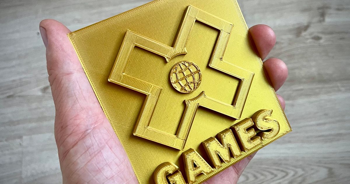 X GAMES plaque by vojtz. | Download free STL model | Printables.com