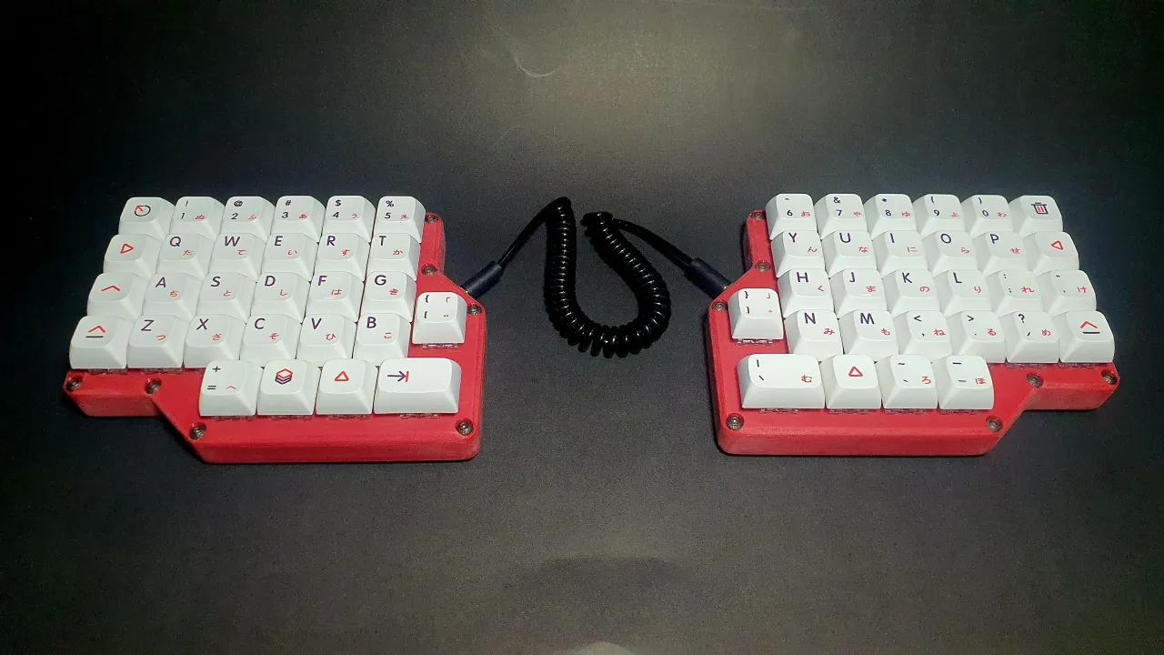The Ortholily. A 3D-Printed Split Ortholinear Mechanical Keyboard by ...