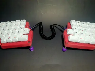 The Ortholily. A 3D-Printed Split Ortholinear Mechanical Keyboard by ...