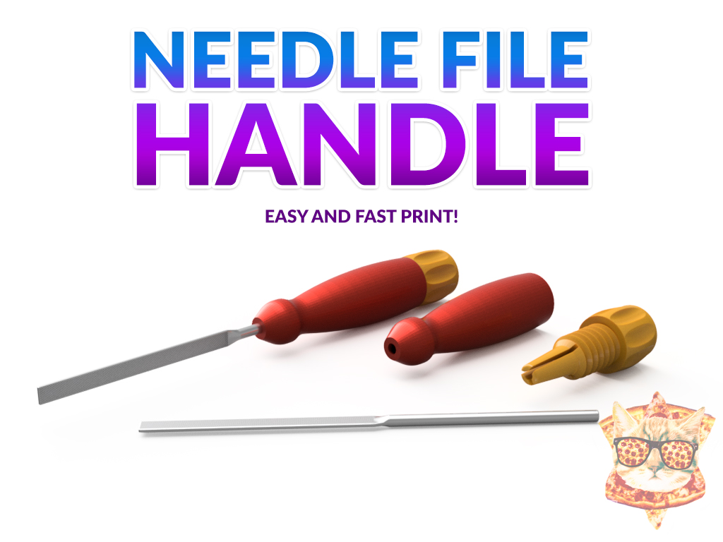 NEEDLE FILE HANDLE by PIZZA_CAT | Download free STL model | Printables.com