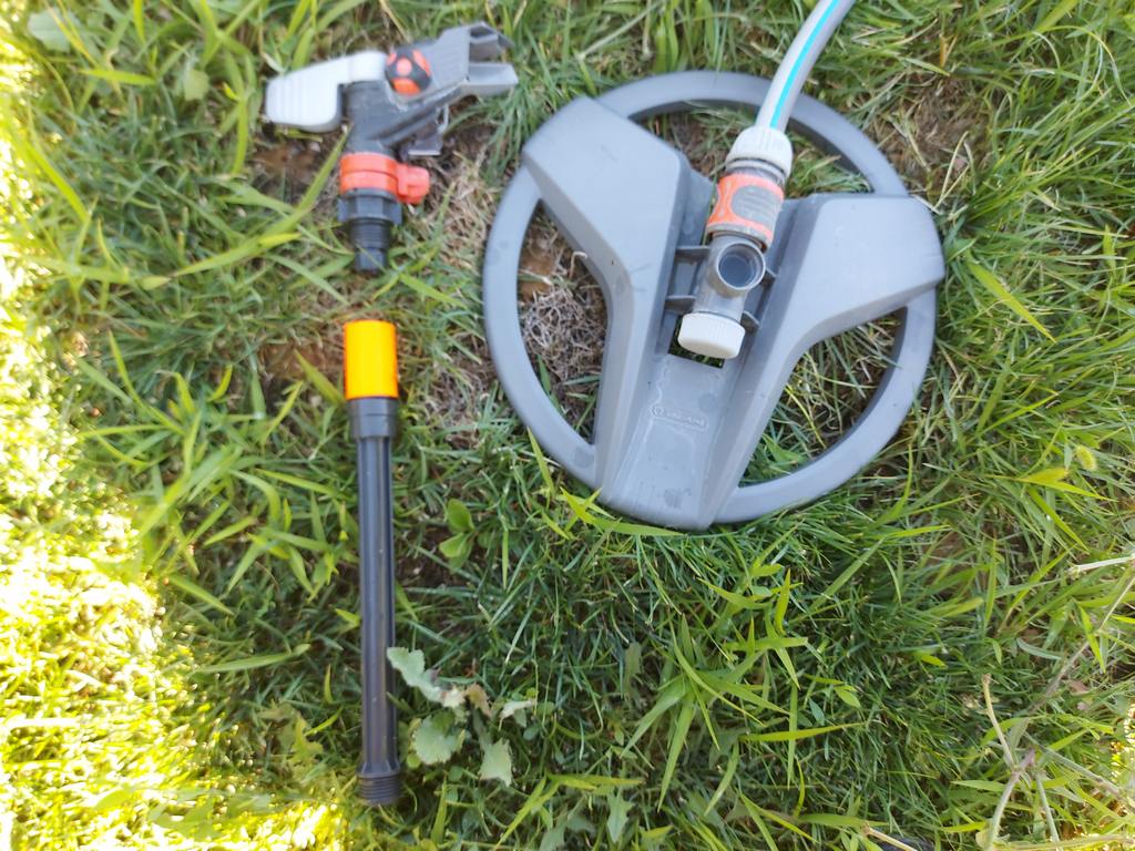 Adapter for Gardena's Pulse Sprinkler and Extension Pipe for ...