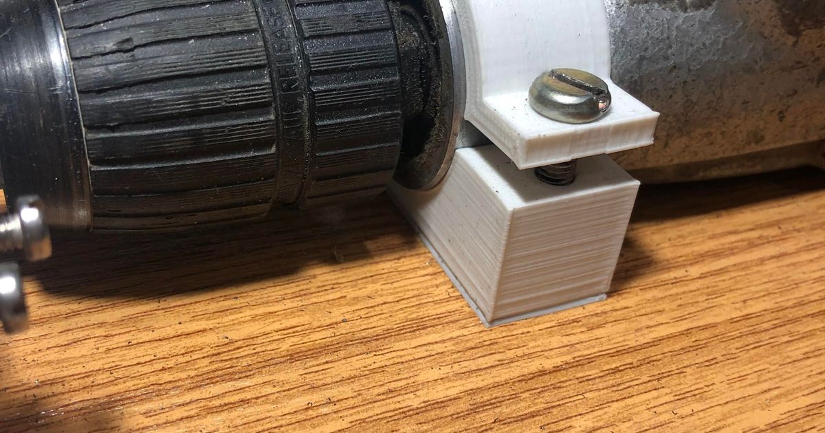 Horizontal Hand Drill Mount by Jaygrid | Download free STL model ...