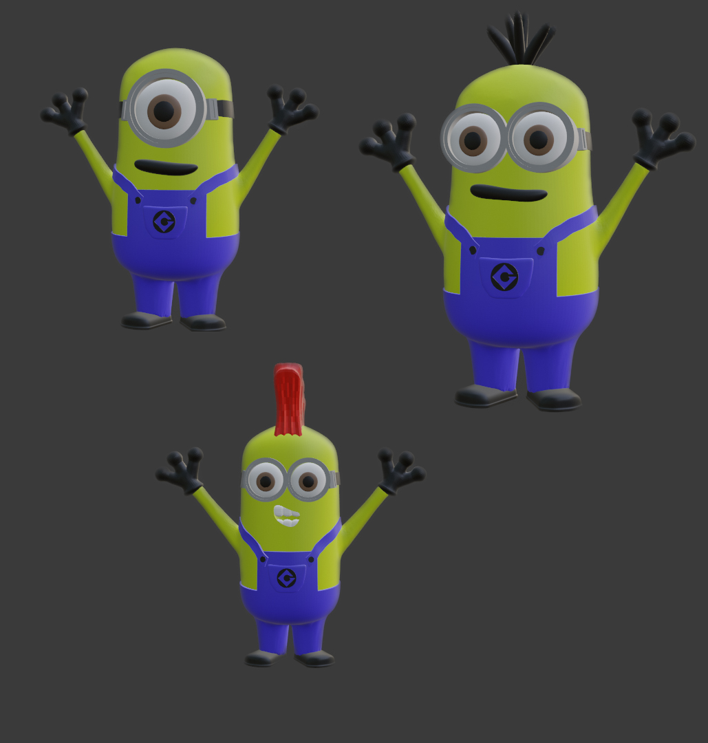 Minions Mimoň by Wexik | Download free STL model | Printables.com