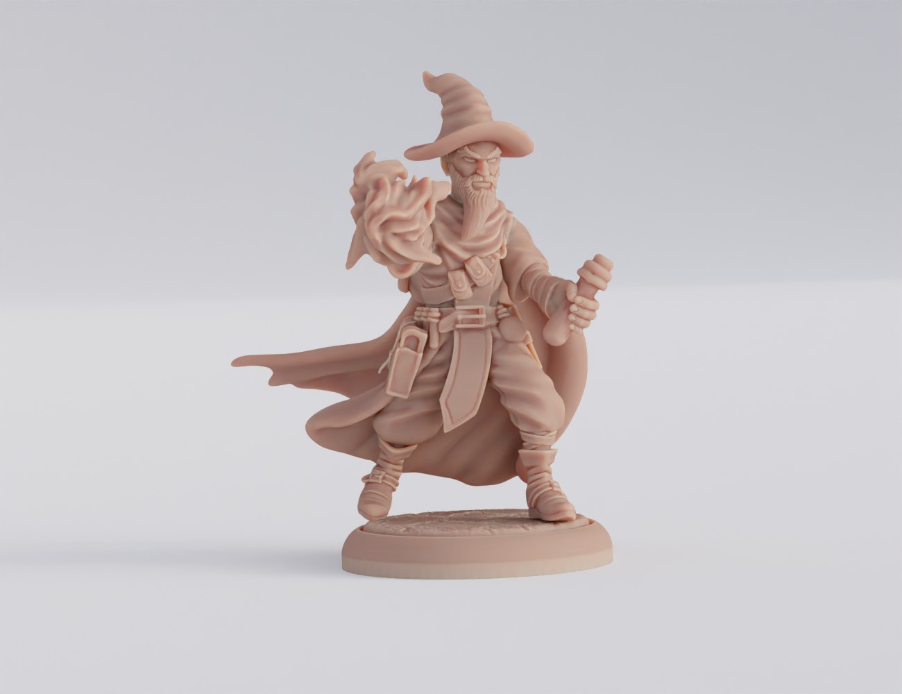 Modular magnetic DnD figure – Mage by 3Demon | Download free STL model ...