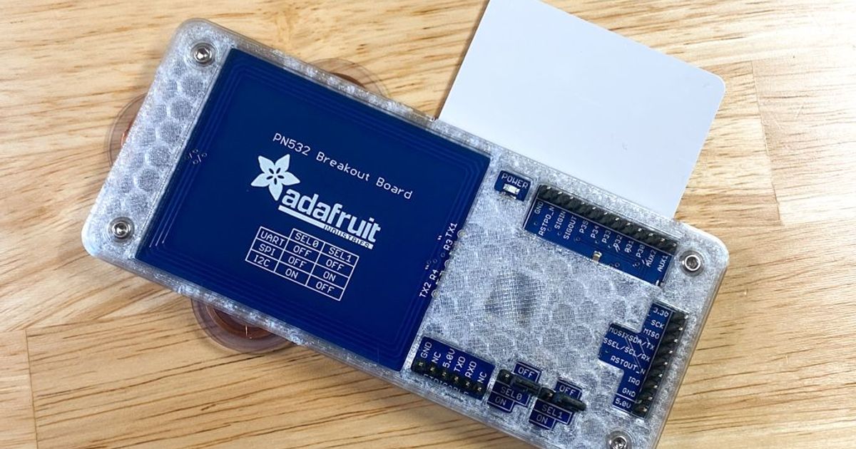Adafruit PN532 NFC/RFID Breakout Case by fivesixzero | Download free ...