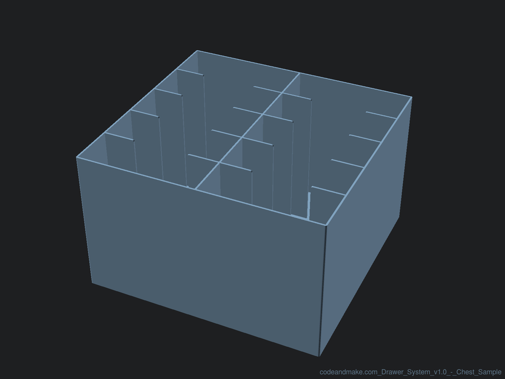 Fully Customizable Drawer System par Code and Make | Téléchargez ...