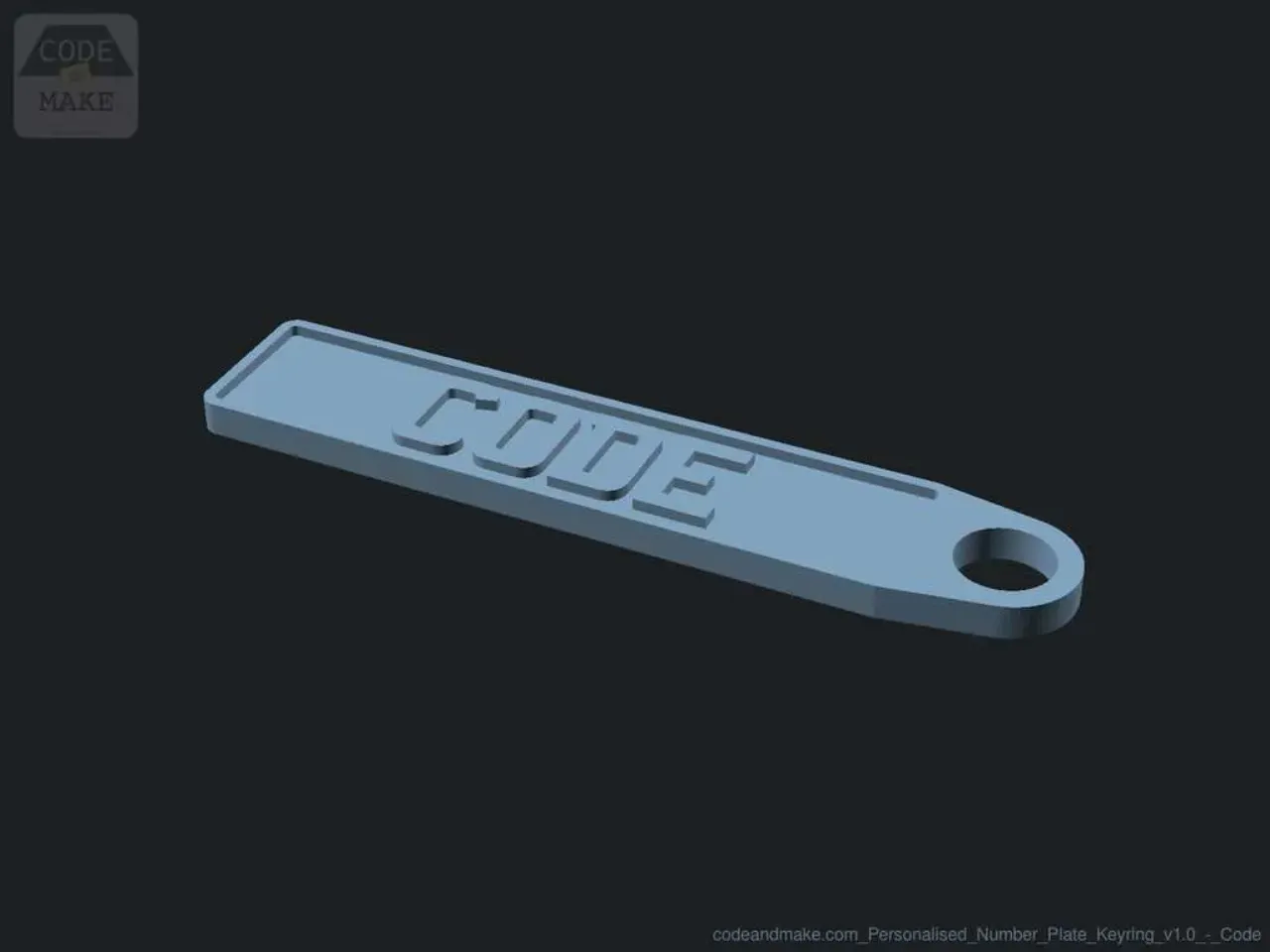 Personalised EU/UK/GB Vehicle Registration Number Plate Keyring by Code ...