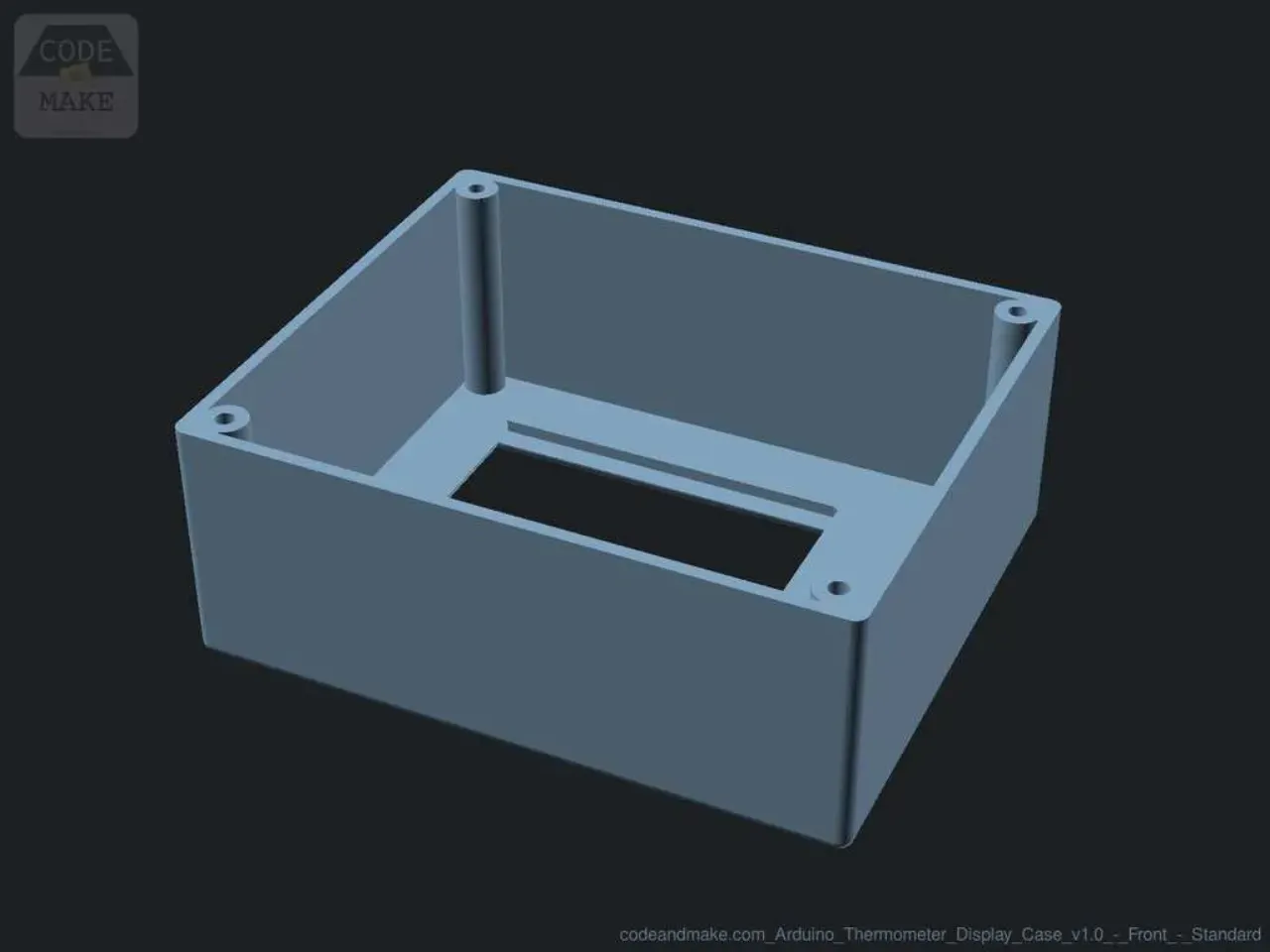 Arduino Thermometer Display by Code and Make | Download free STL model | Printables.com