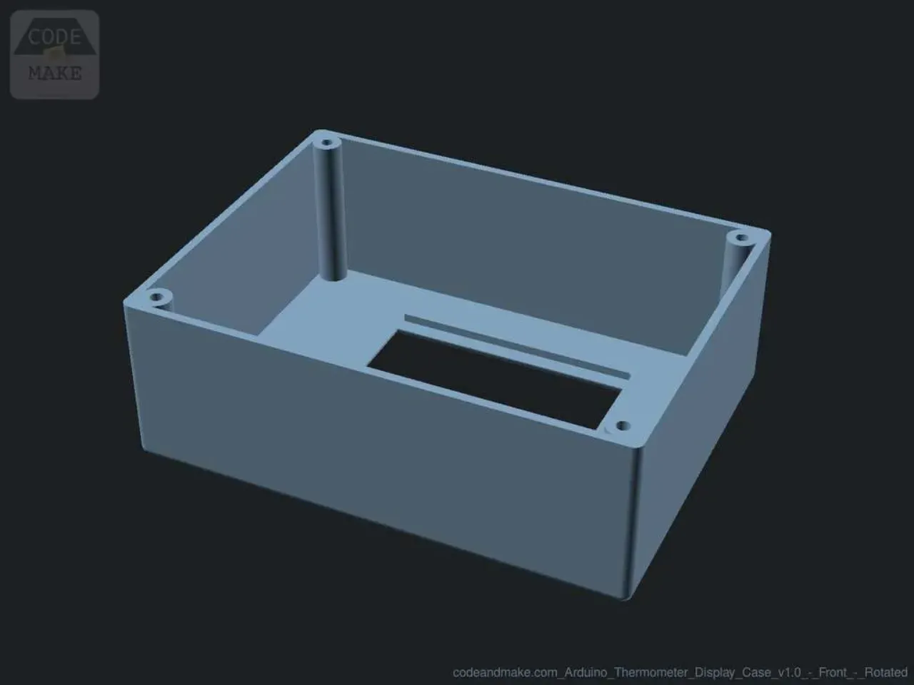 Arduino Thermometer Display by Code and Make | Download free STL model ...