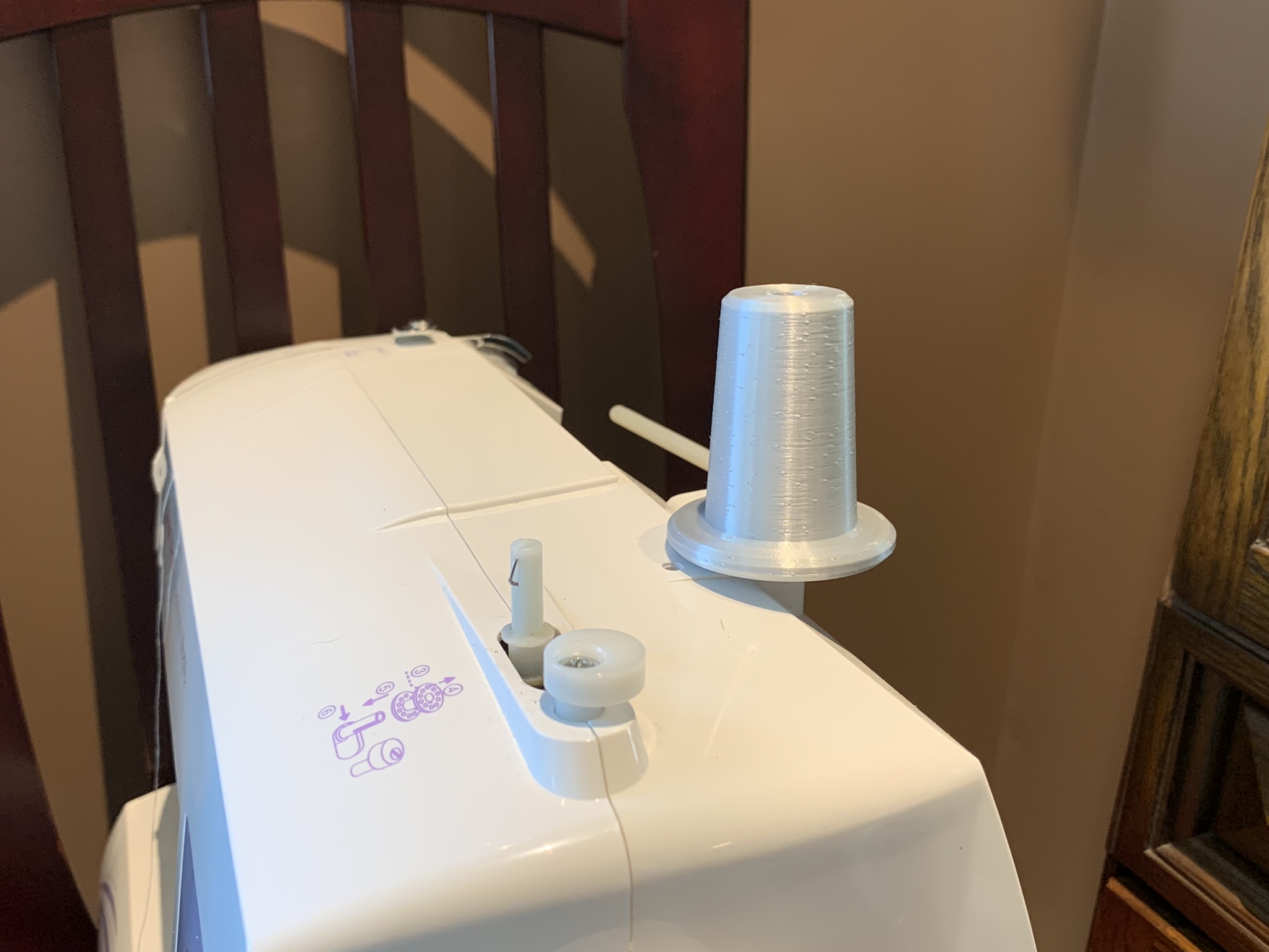 Sewing Machine Cone Spool Adapter by Adam | Download free STL model ...