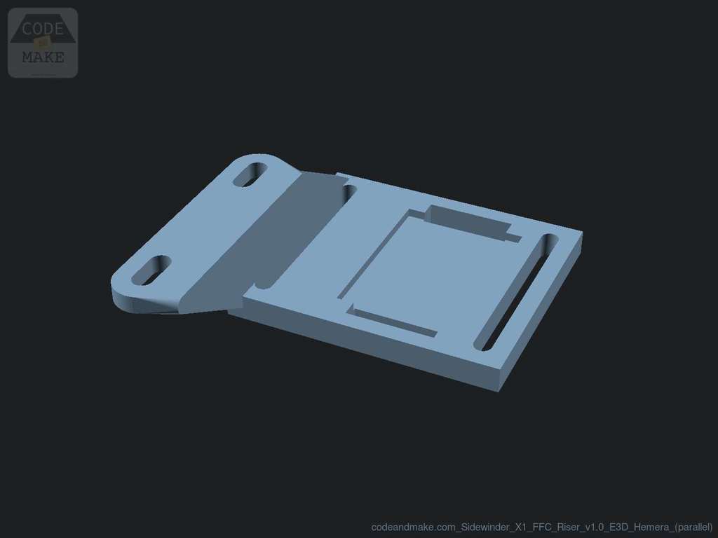 Sidewinder X1 FFC Riser - Customizable ribbon cable height fix and ...