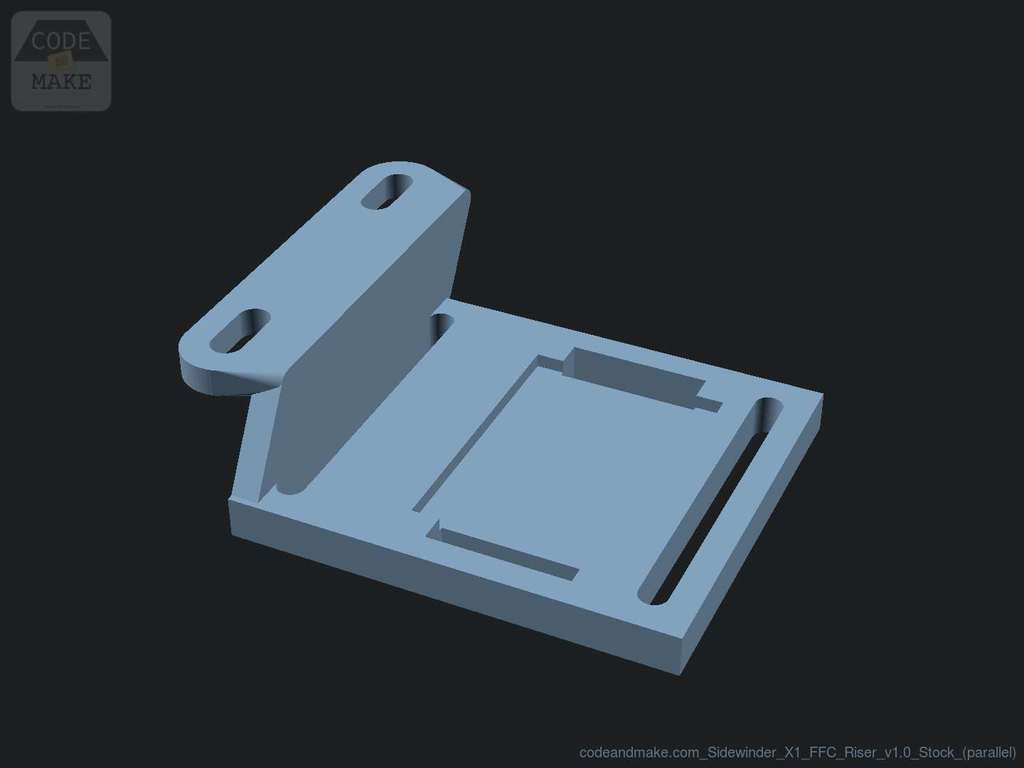 Sidewinder X1 FFC Riser - Customizable ribbon cable height fix and ...