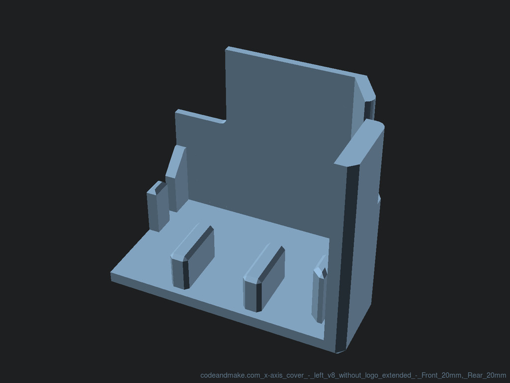 Sidewinder X1 V4 - Left X-Axis Cover by Code and Make | Download free ...