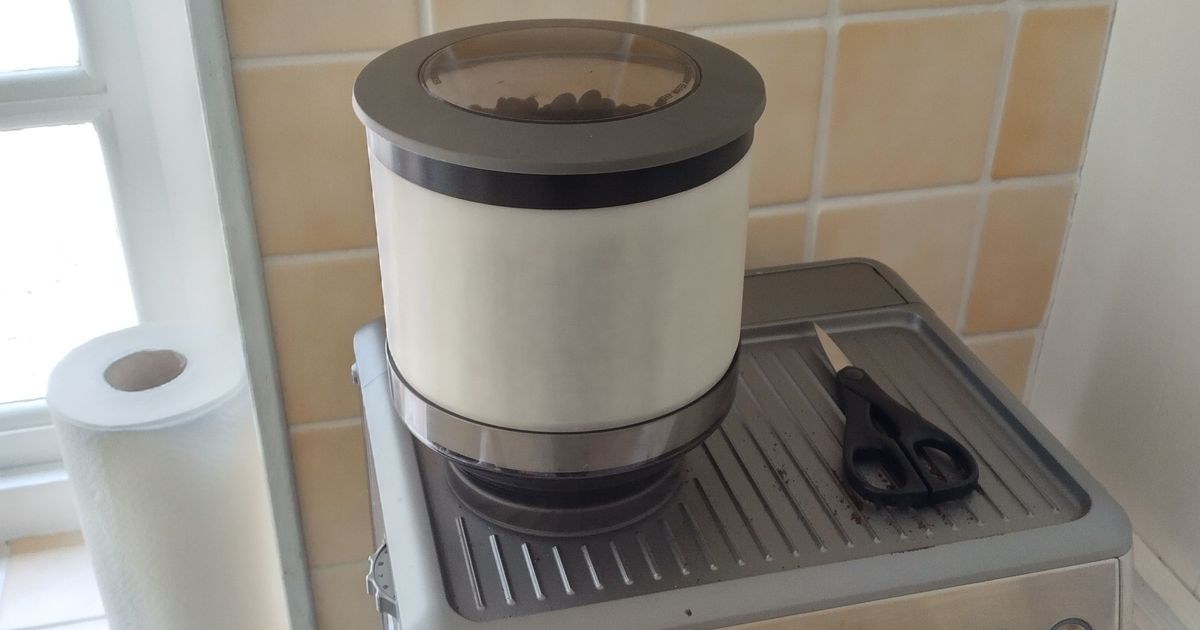 Hopper extender for Sage Breville Barista Express by Pineapple Dan ...