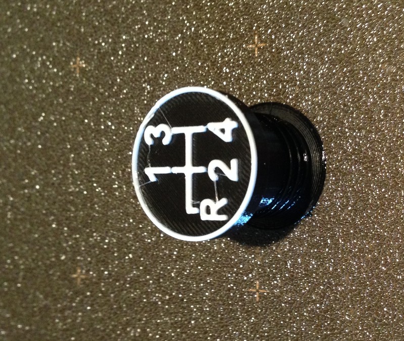 MGB Shift Pattern Cigar Plug Cover by Scottmi | Download free STL model ...