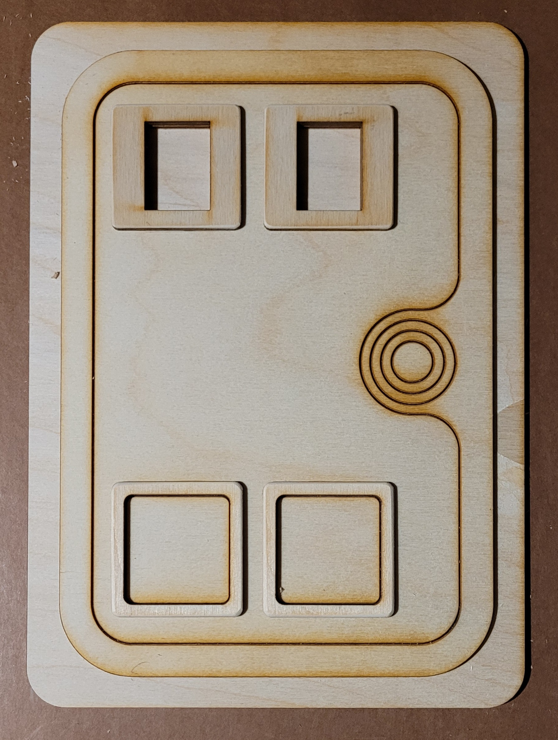 Fake Arcade Coin Door Laser Cutter Project od autora ...