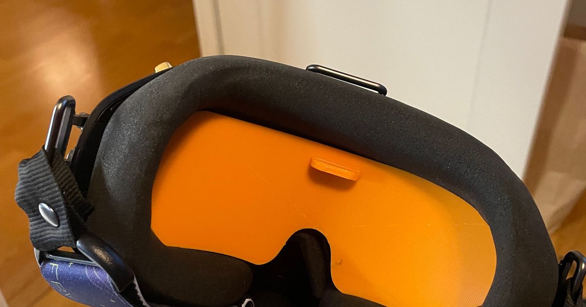 DJI FPV Googles lens cover by Nordfpv | Download free STL model ...