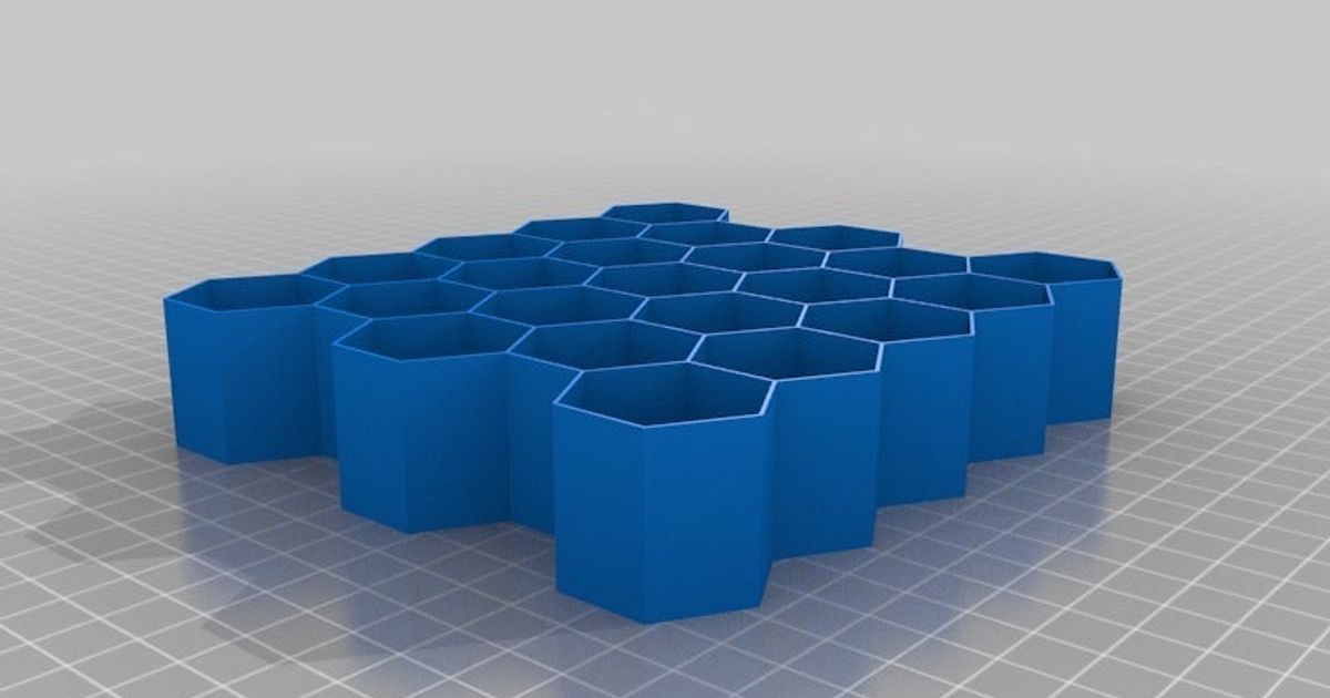 Customized Parametric Honeycomb containers 5x5 by vancity.exe ...