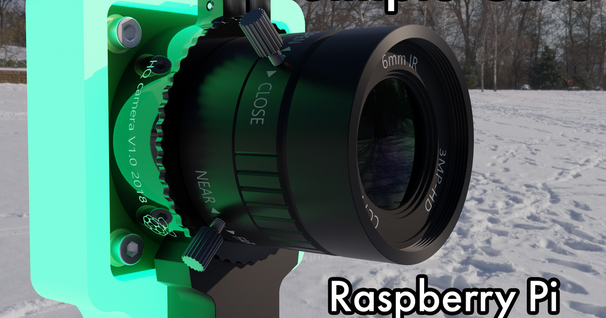 Simple Case for Raspberry Pi HQ Camera by Nacimota | Download free STL ...