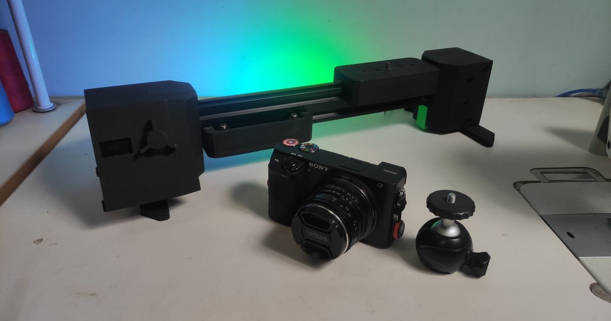 Prusa Knob Camera Slider by Nyein Chan Zaw | Download free STL model ...