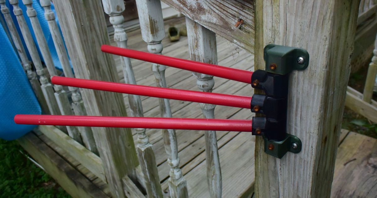 Dowel Towel Rack by Cats | Download free STL model | Printables.com