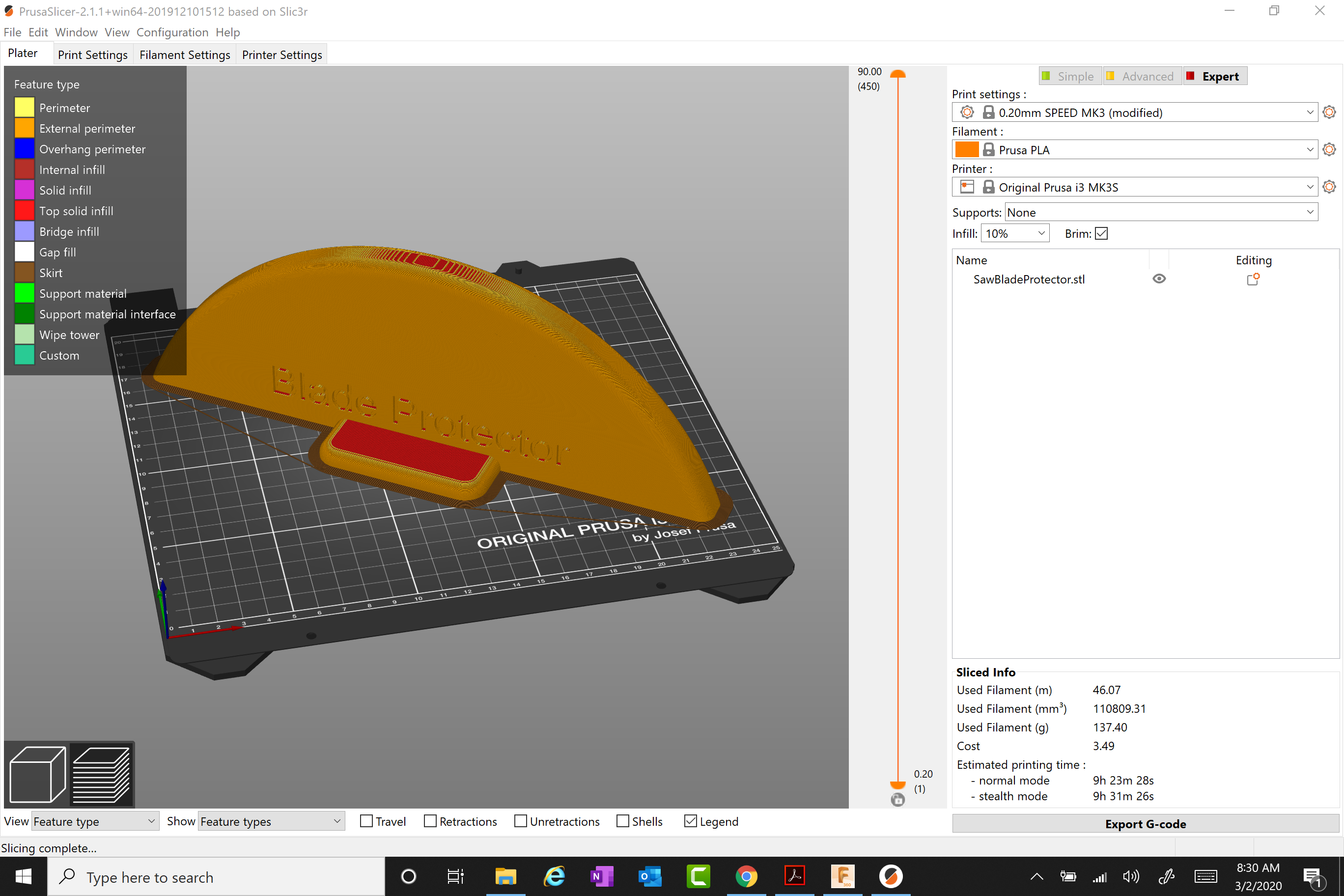 Saw Blade Protector / Cover by TheGrantz3D | Download free STL model ...
