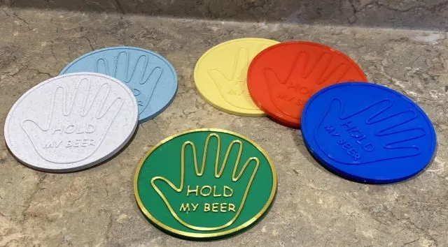 Beer Coaster by rreibel | Download free STL model | Printables.com